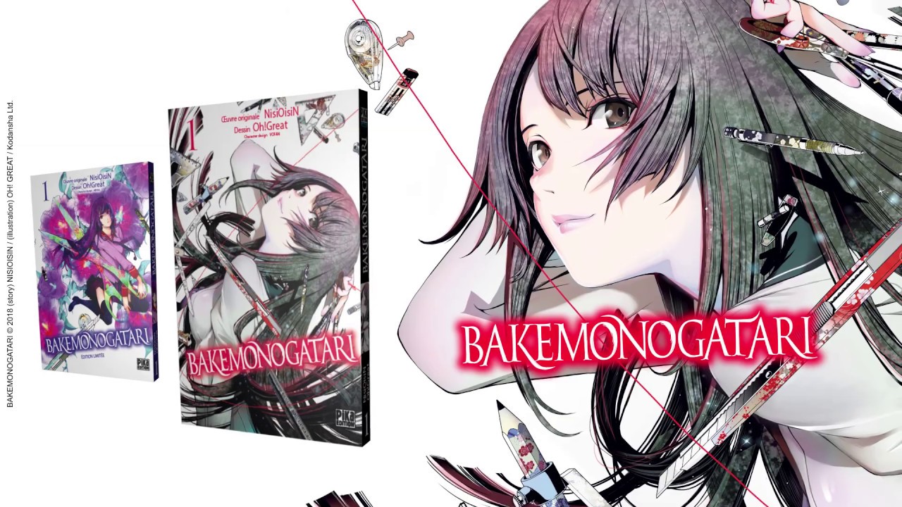 Bakemonogatari, bande annonce du manga - L'Ecran à la Page